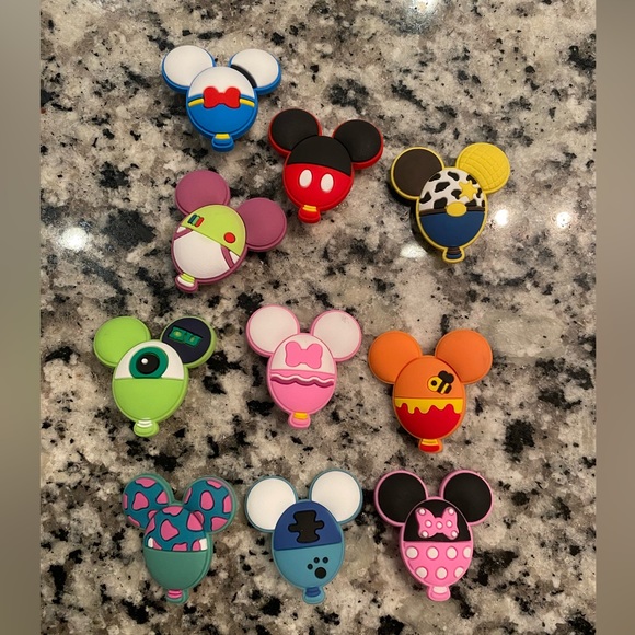 Other | Disney Themed Shoe Charms | Poshmark